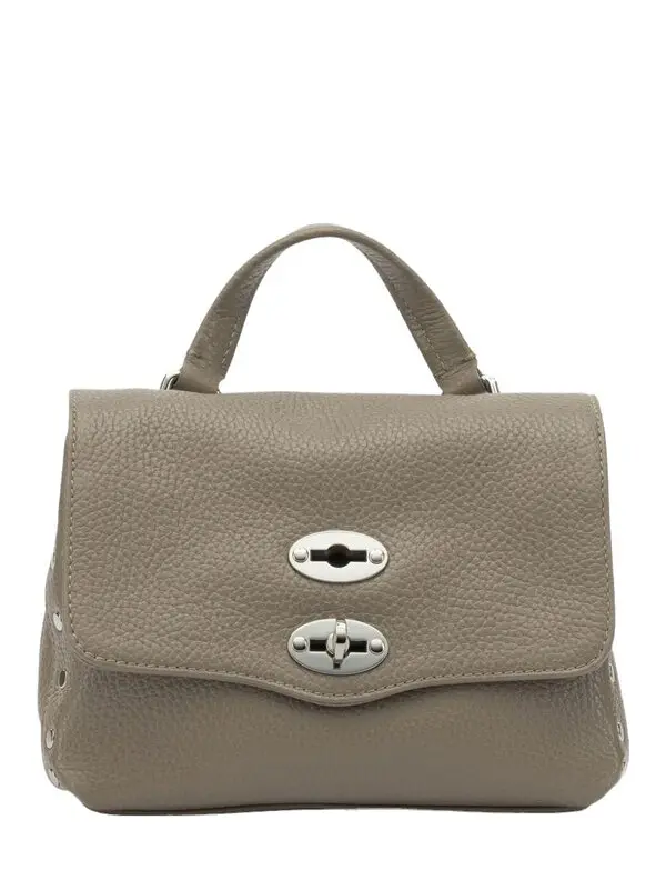 ZANELLATO Postina Daily Giorno Baby Leather Handbag - Grey