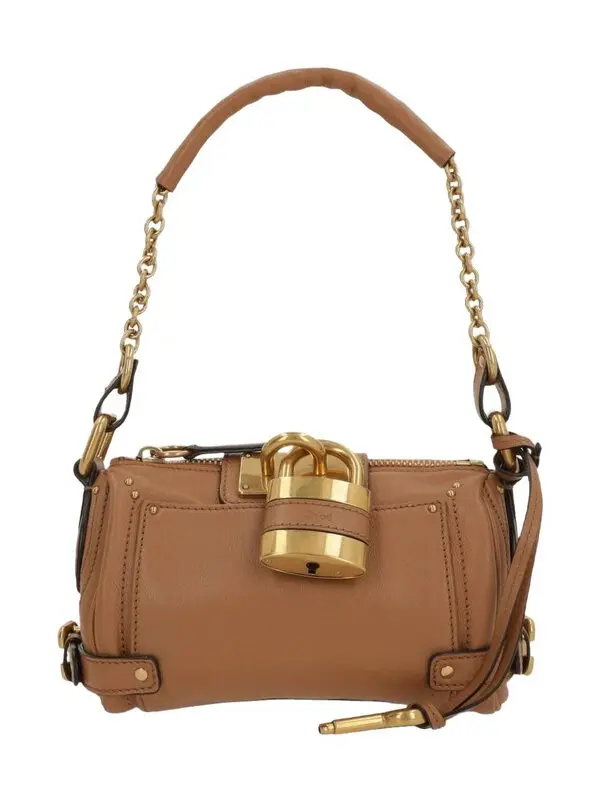 Chloé Paddington Small Leather Shoulder Bag - Brown