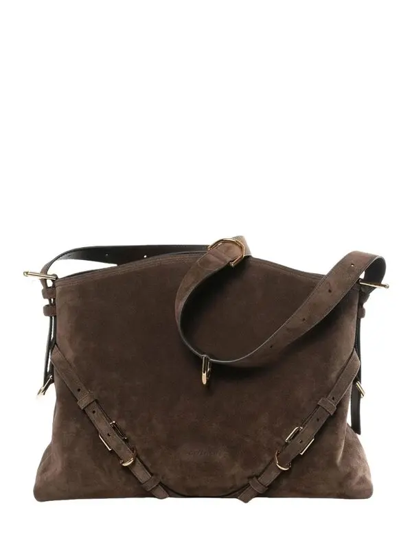 Givenchy Voyou Medium Shoulder Bag - Brown