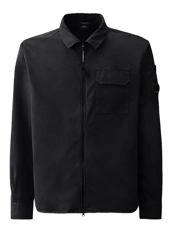 C.P. COMPANY Organic Cotton Overshirt - Blue