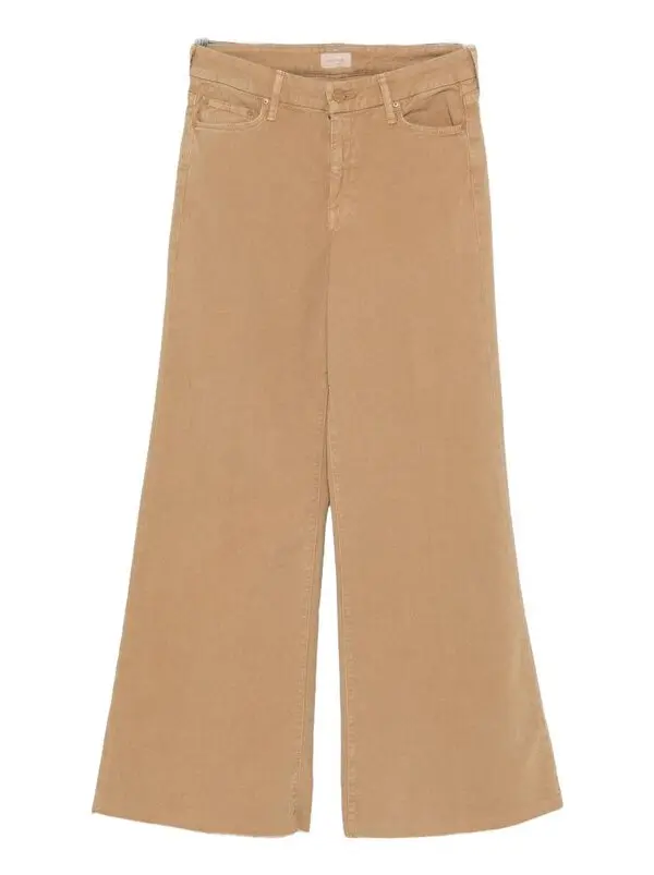 MOTHER Wide-leg Denim Jeans - Beige