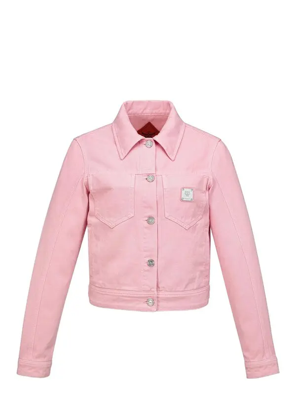 Mcm Denim Trucker Jacket - Soft Pink