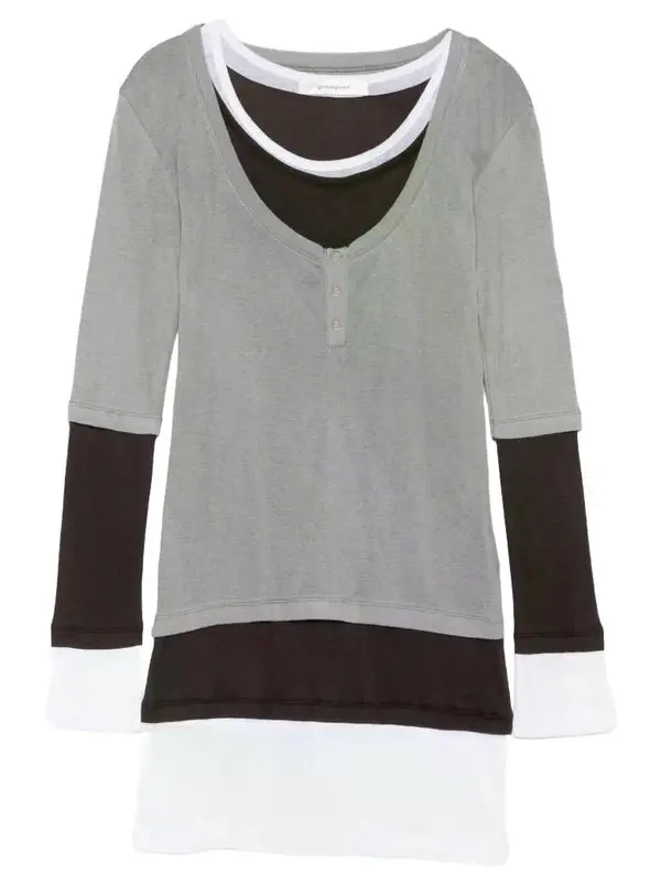 Gimaguas Gemma Layered Mini Dress - Grey