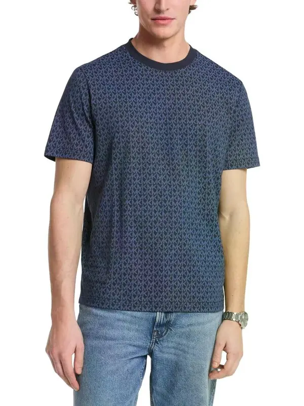 Michael Kors Logo Pattern T-shirt - Blue