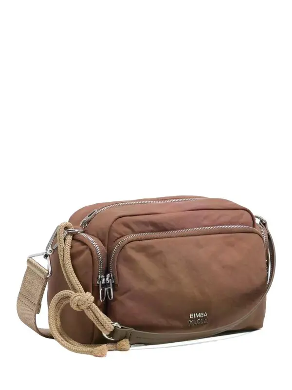 Bimba Y Lola Medium Pocket Bag With Knotted Detail - Brown