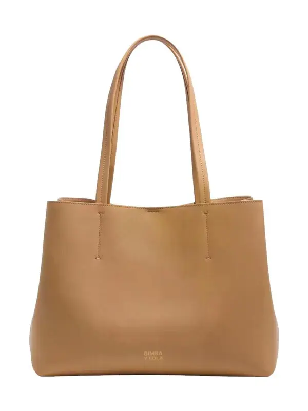 Bimba Y Lola Top Handle Medium Tote Bag - Neutrals