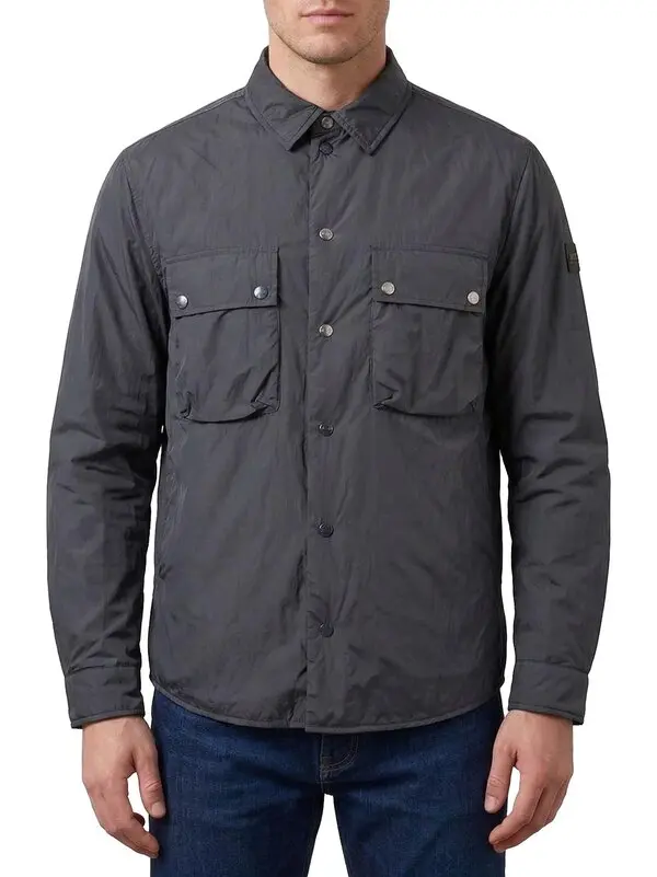 Peuterey Nylon Shirt Jacket - Blue