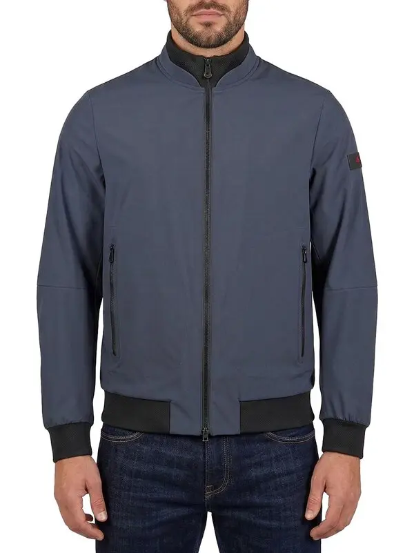 Peuterey Polyester Bomber Jacket - Blue
