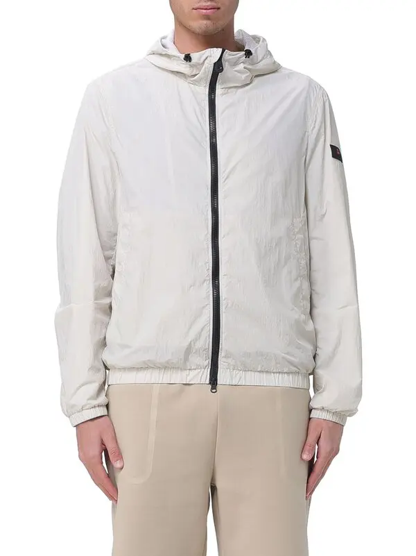 Peuterey Hooded Nylon Windbreaker - White