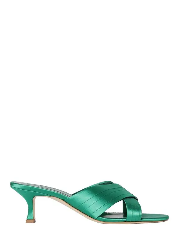 Manolo Blahnik Heeled Sandal - Green