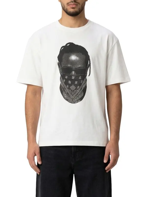 IH NOM UH NIT Cotton T-shirt With Graphic Print - White