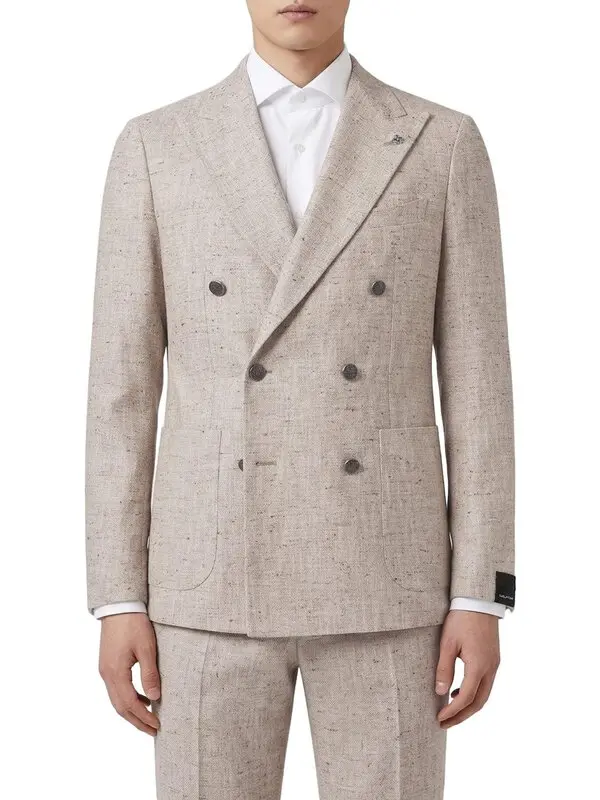 Tagliatore Double-breasted Jacket - Nude