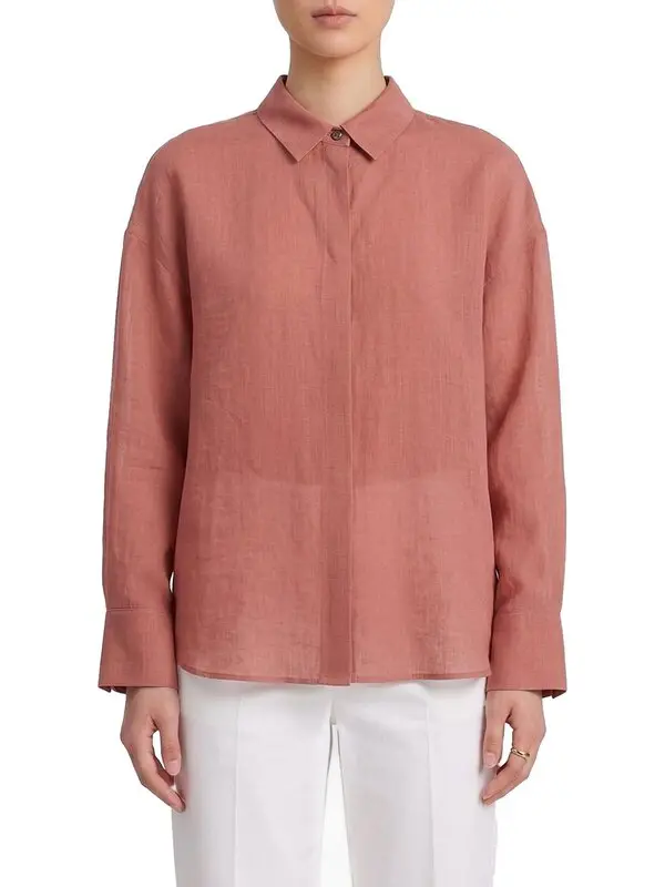 Max Mara Silk Shirt - Orange