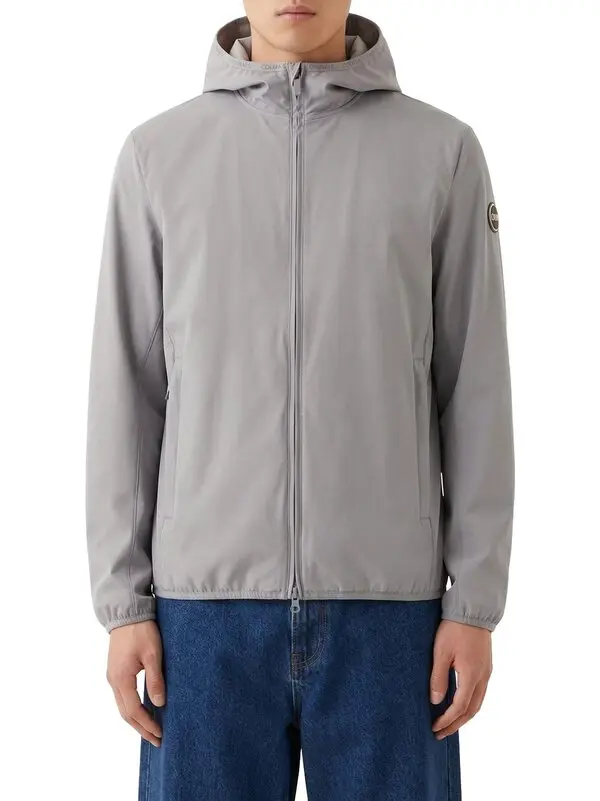 COLMAR Softshell Hooded Jacket - Silver