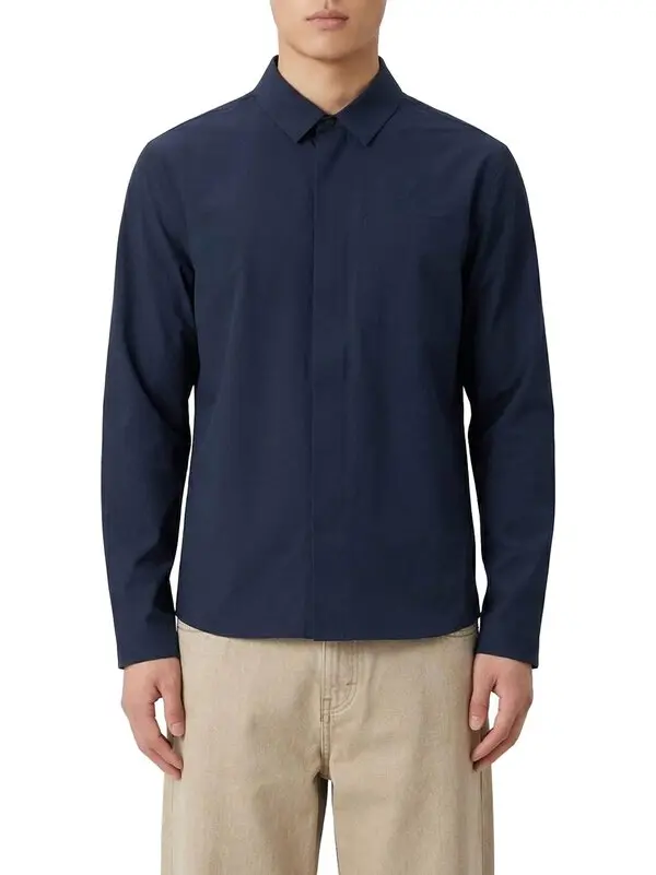 K-WAY Technical Fabric Casual Shirt - Blue