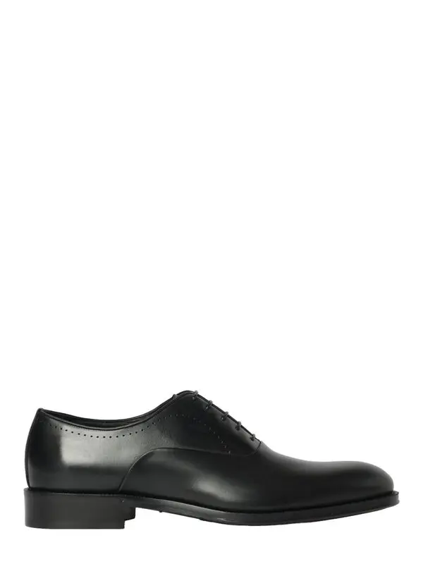 FERRAGAMO Oxford Brogue Shoes - Black
