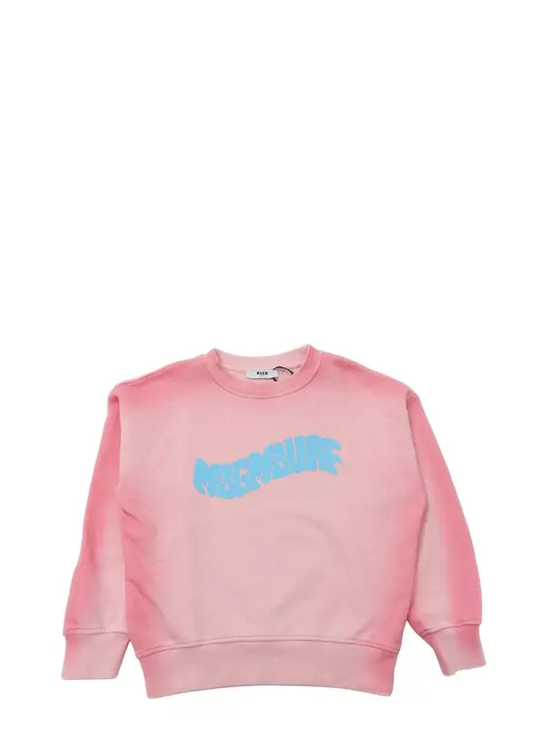 MSGM Airbrushed Sweatshirt - Red