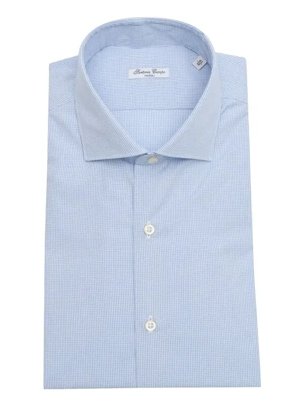 SARTORIA DEL CAMPO SONRISA Uomo Shirt - Blue