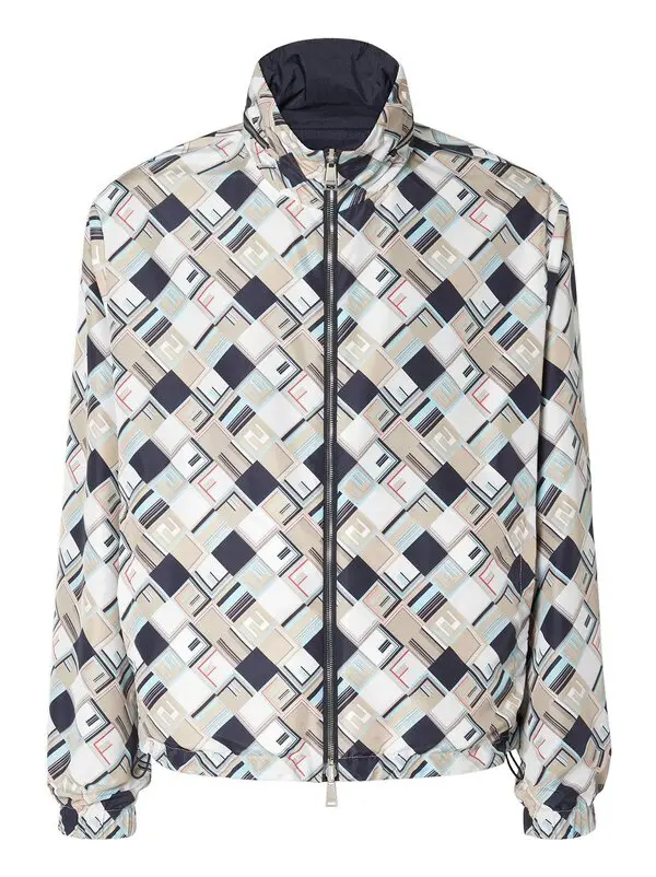 Fendi Reversible Windbreaker Jacket - Multicolour