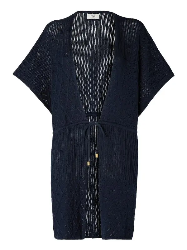 Fendi Ff Poncho - Blue