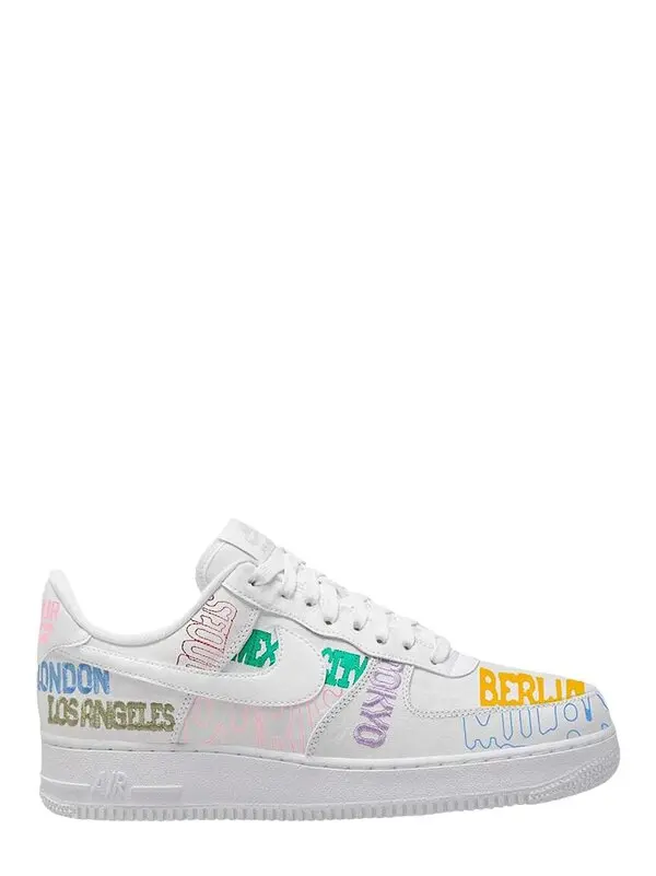 Nike Air Force 1 Low 'world Tour' Sneakers - White