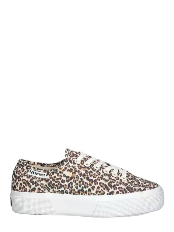 Superga 3740 Leopard Print Platform Sneakers - Neutrals