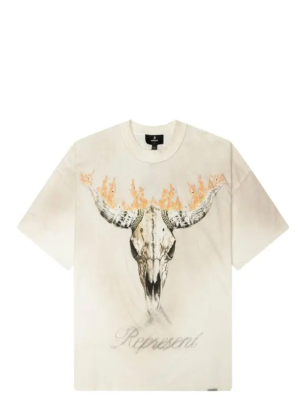 REPRESENT British Cowboys T-shirt - Cream