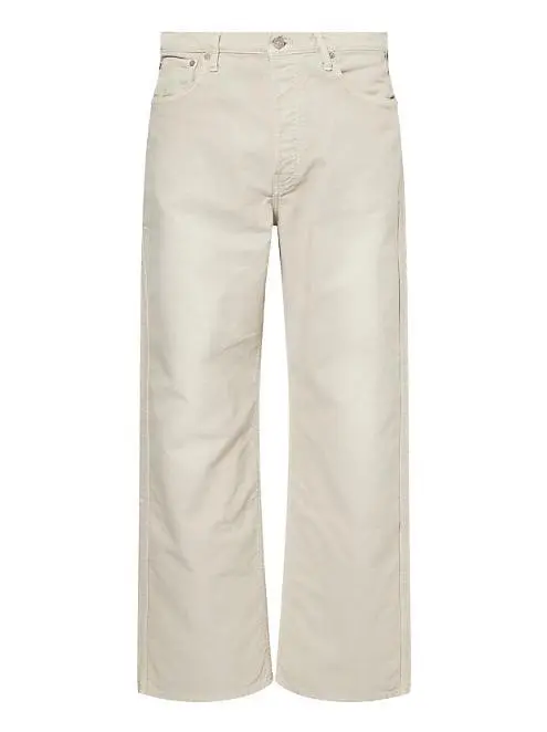 Visvim Fluxus Wide-leg Cotton Trousers - Ivory