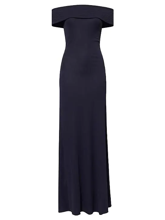 Alaïa Bandeau Maxi Dress - Minuit