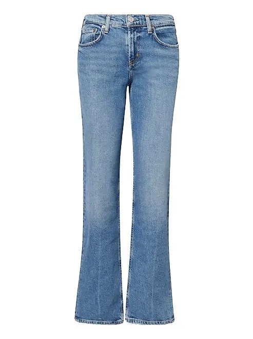 AGOLDE Slim-leg Low-rise Denim Jeans - Kindle (creased Md Ind)