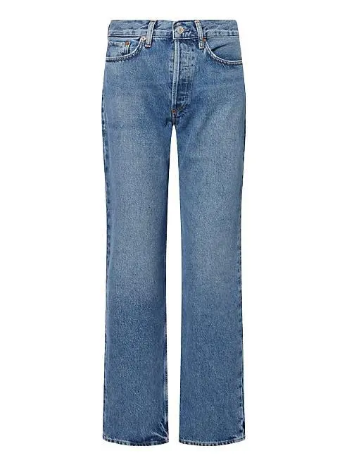 AGOLDE Lana Straight-leg Denim Jeans - Liberty (md Tinted Ind)
