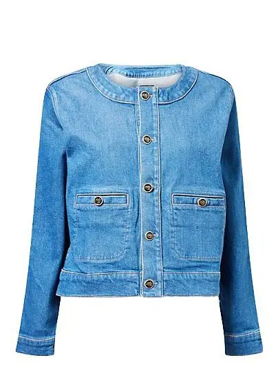 MOTHER The Stashed Picky Denim Jacket - Whisk Me Away