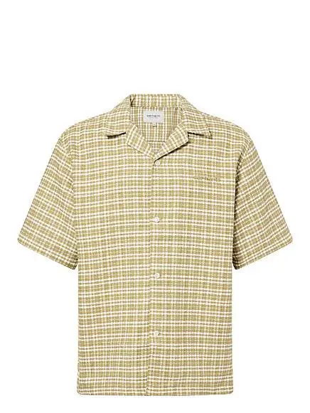 Carhartt Work In Progress Kander Waffle Cotton Shirt - Kander Check Snake