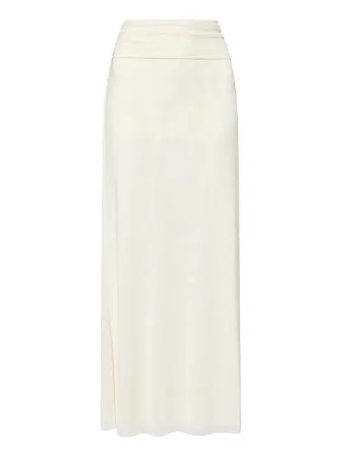 Bec & Bridge Mesh Maxi Skirt - Snow