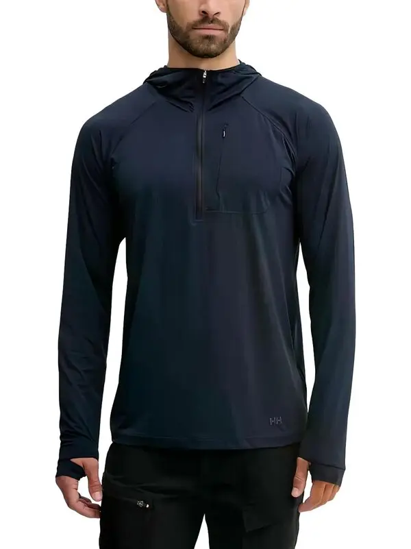 Helly Hansen Shine Solen Half-zip Hoodie - Blue
