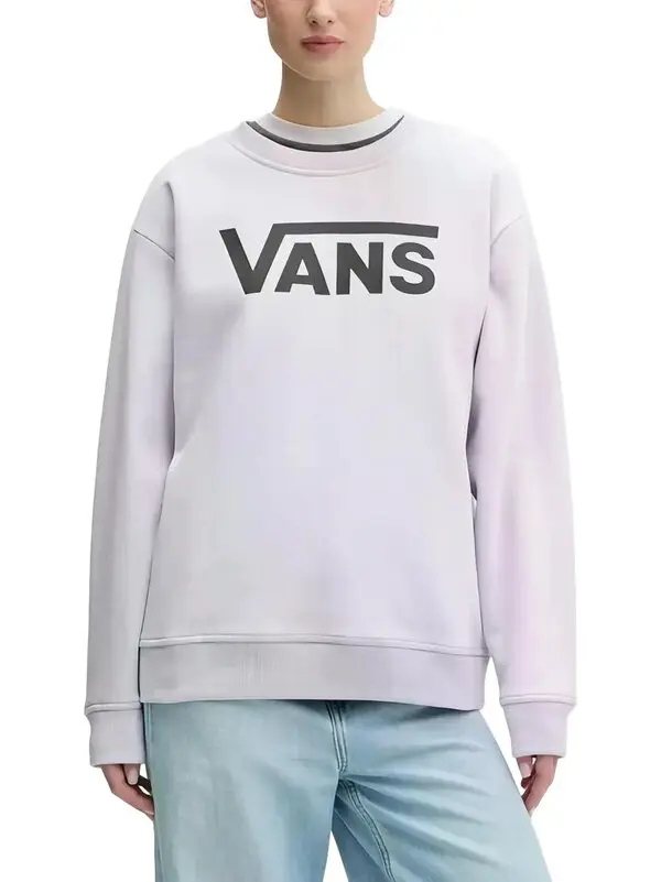 VANS V Logo-print Sweatshirt - Grey