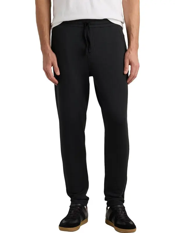 Quince Supersoft Fleece Joggers - Black