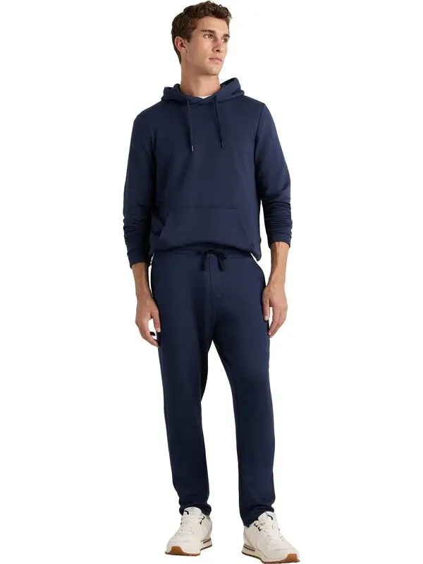 Quince Supersoft Fleece Joggers - Navy