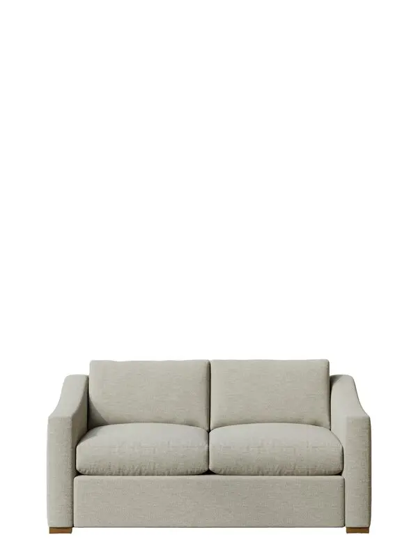 Quince Hollis Slope Arm Sofa - Flax