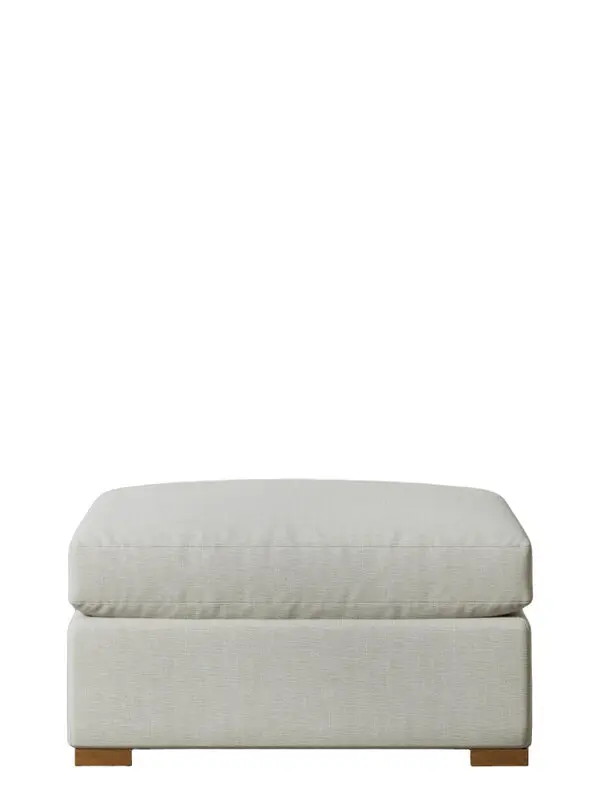 Quince Hollis Slope Arm Ottoman - Sorrell