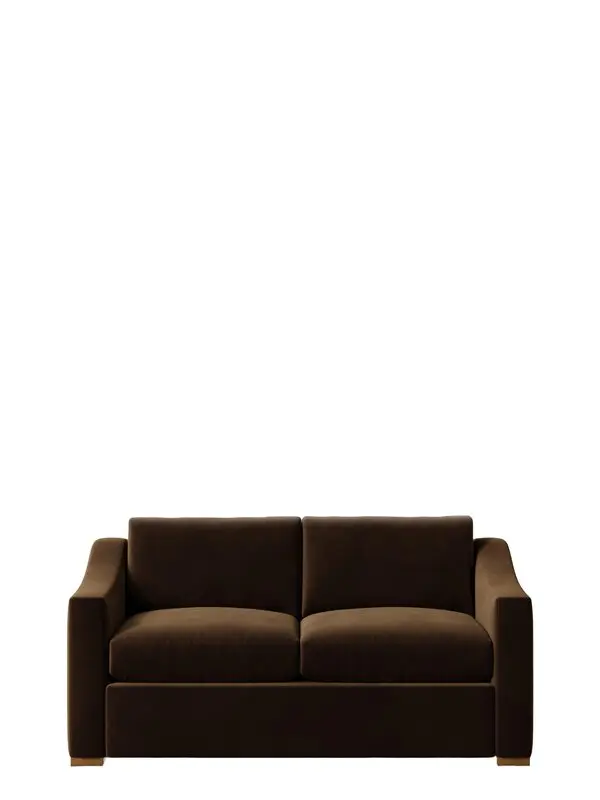 Quince Hollis Slope Arm Sofa - Java