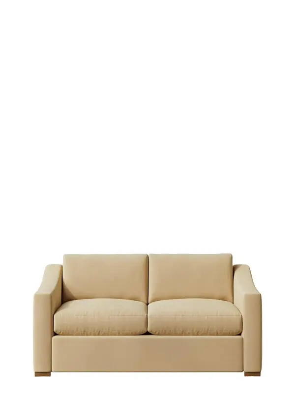 Quince Hollis Slope Arm Sofa - Linen