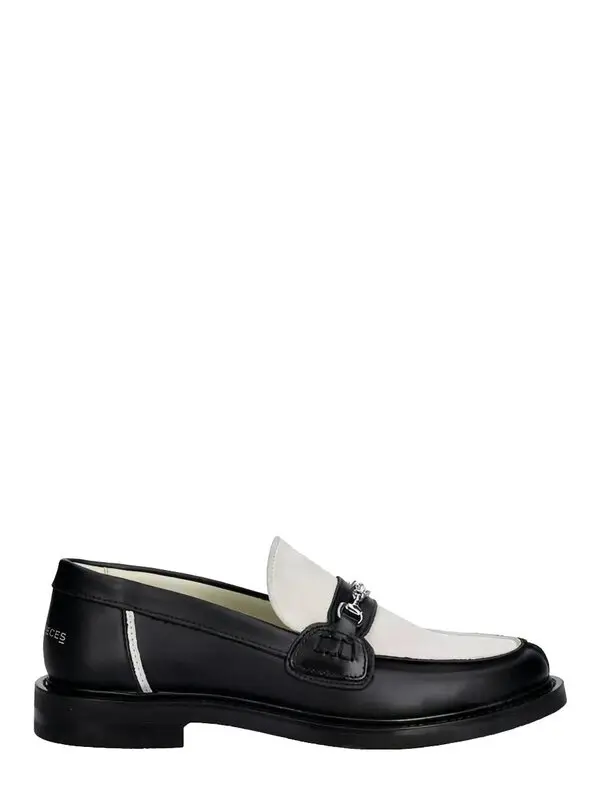 Filling Pieces Logo-detail Loafers - Black