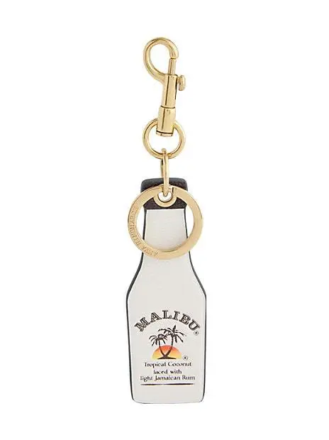 ANYA HINDMARCH Anya Brands Malibu Leather Bag Charm - Chalk