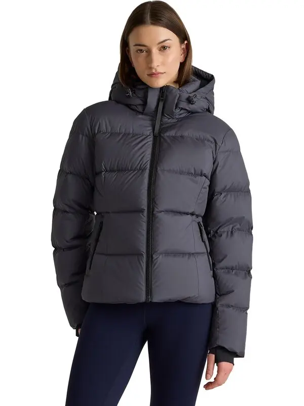 Quince Cinch Waist Puffer Jacket - Carbon Grey