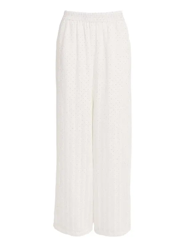 Melissa Odabash Diamanté Trisha Trousers - White