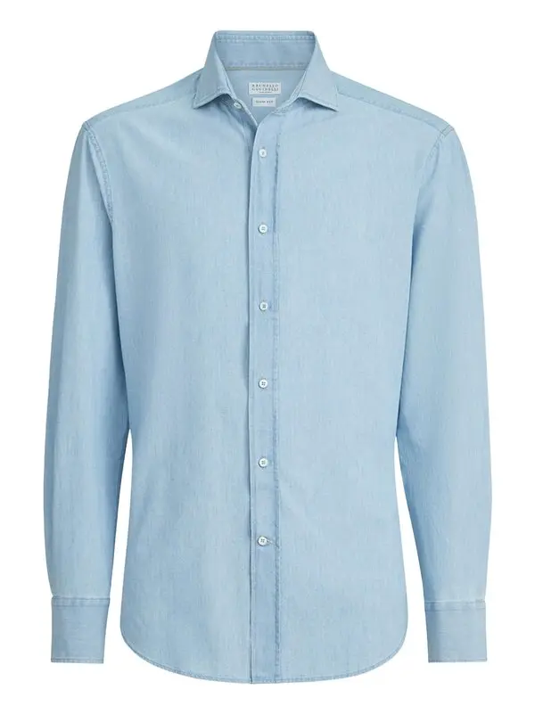 Brunello Cucinelli Denim Shirt - Blue