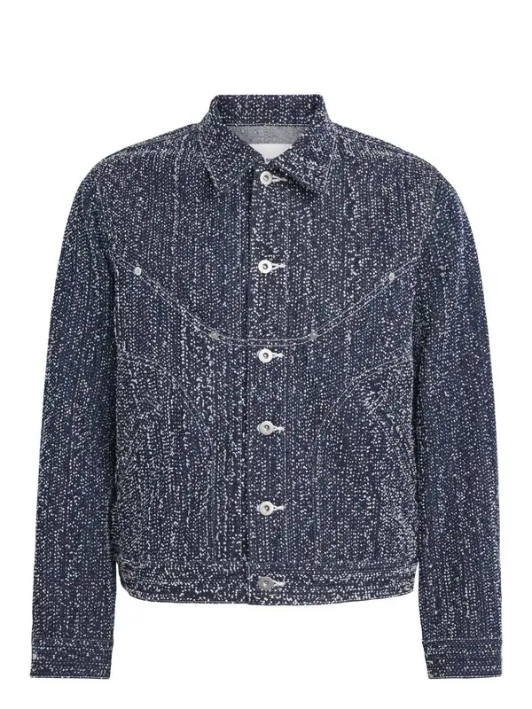 SAGE NATION Speckled Jiji Denim Jacket - Black