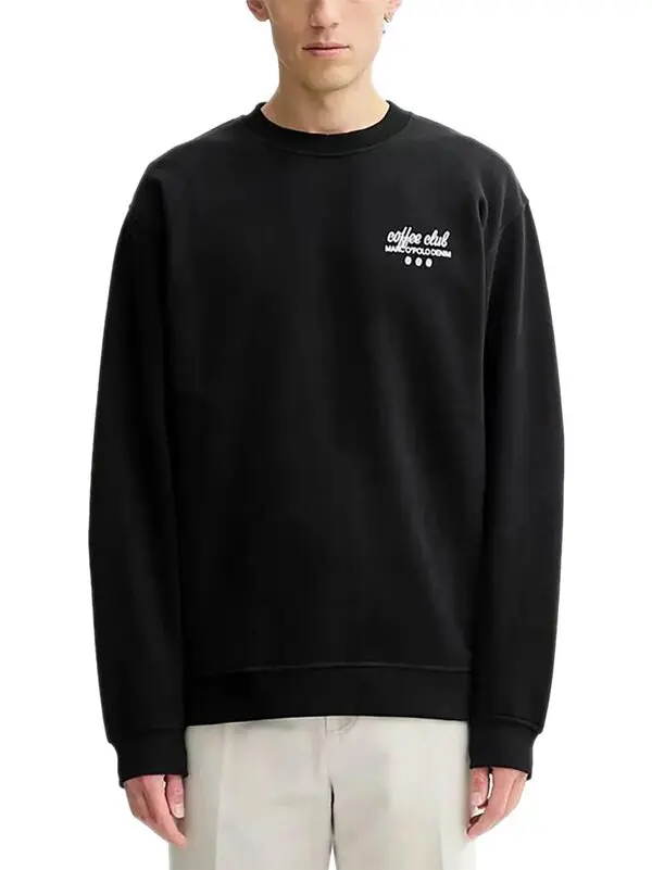 Marc O'polo Graphic-print Sweatshirt - Black