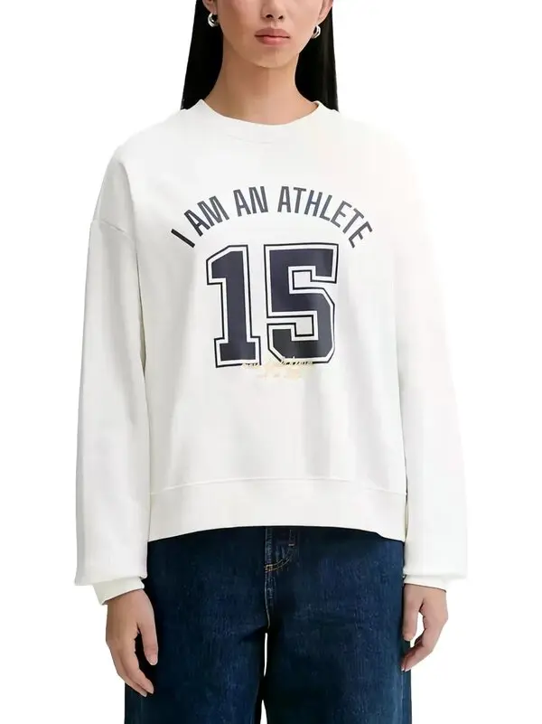 Marc O'polo Graphic Sweatshirt - White